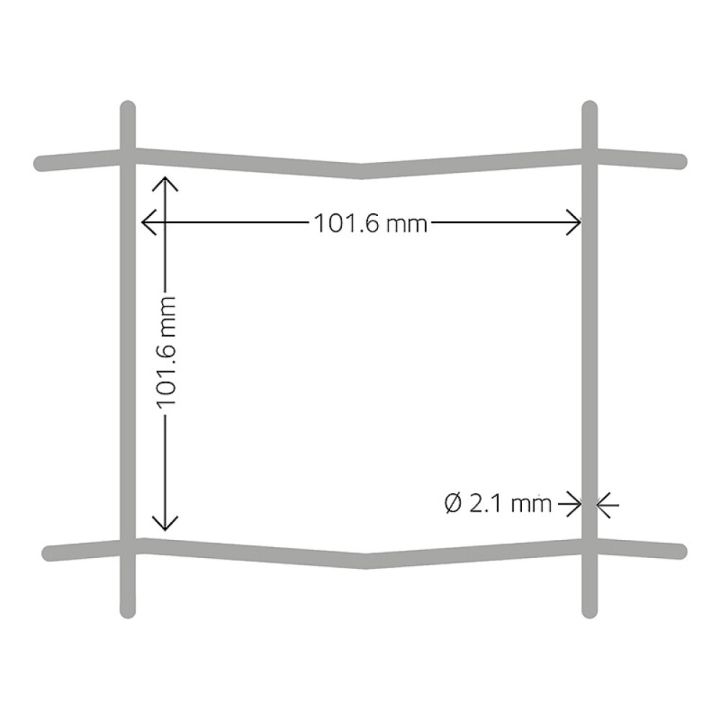 NETTINGGJERDE HORTUS GALVANISERT 10X10CM 0,6X10M | BAUHAUS