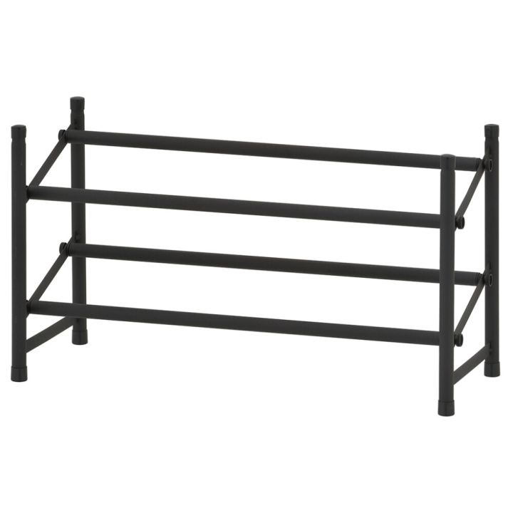 SKOHYLLE JUSTERBAR METALL 2 HYLLER 62-115,5 CM SVA | BAUHAUS