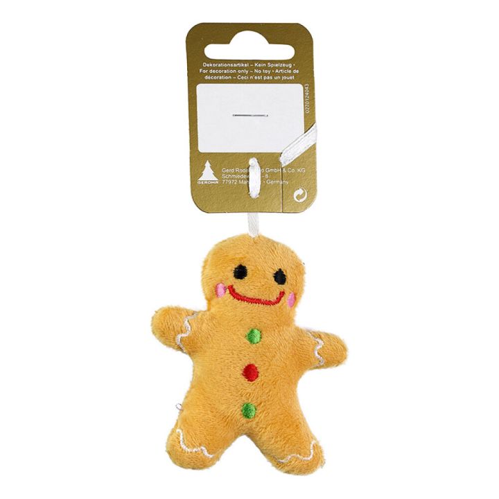 JULETREPYNT PEPPERKAKEMANN 7X8CM BRUN | BAUHAUS