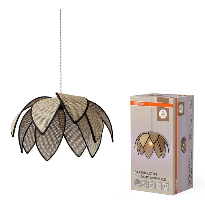 PENDELLAMPE OSRAM LOTUS 48CM ROTTING | BAUHAUS