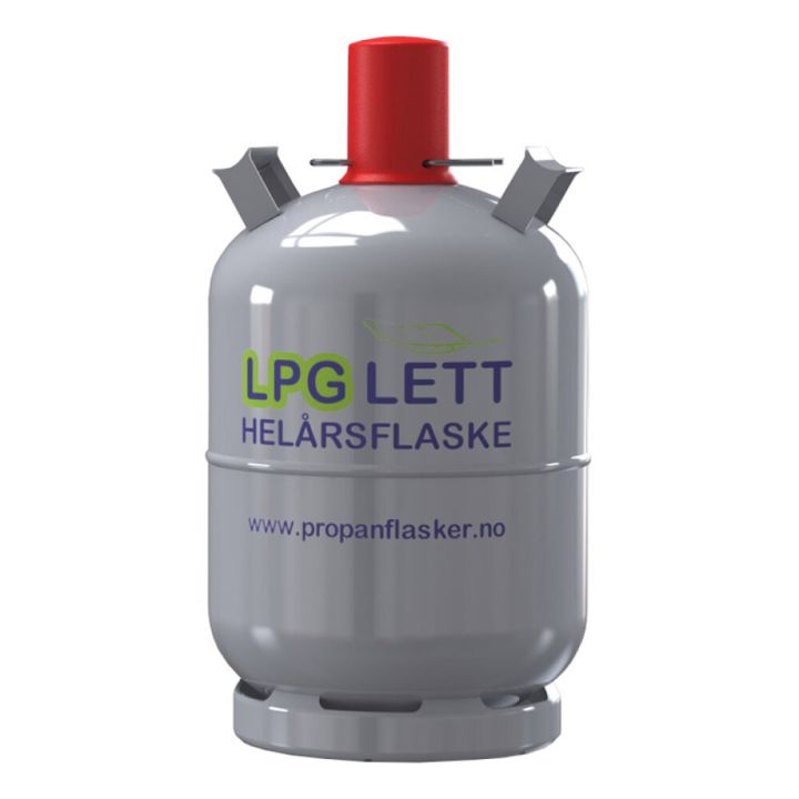 GASSFLASKE TOM 10KG INDUSTRIVENTIL LETT STÅL | BAUHAUS