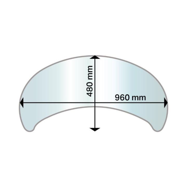 GULVPLATE ADURO GLASS ELLIPSE | BAUHAUS