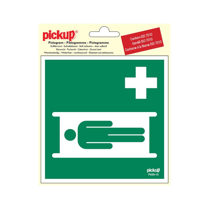 SKILT PICKUP PICTOGRAM BÅRE 15 X 15 CM | BAUHAUS