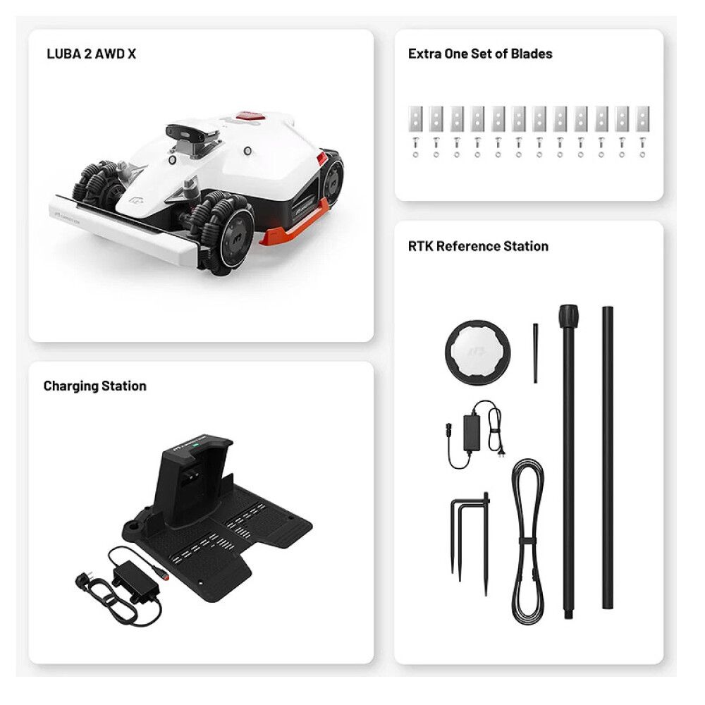 ROBOTGRESSKLIPPER MAMMOTION LUBA 2 AWD 3000X 3000M | BAUHAUS