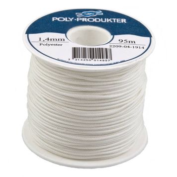 POLYESTERSILKELINE POLY-PRODUKTER Ø1,4MMX95M HVIT | BAUHAUS
