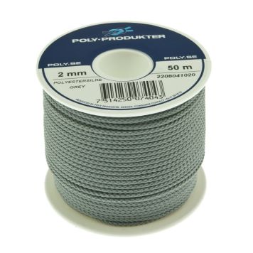 POLYESTERSILKELINE POLY-PRODUKTER Ø2MMX50M GRÅ | BAUHAUS